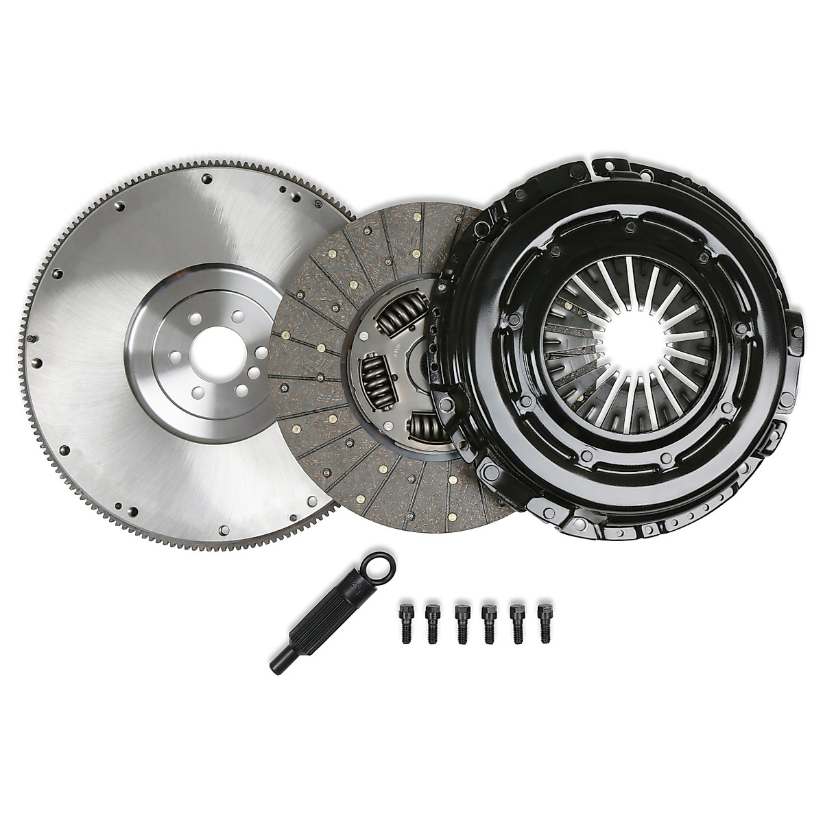 Holley 319-575 Complete Clutch, Flywheel, and Release Bearing Kit - 12.0 Inch - 1-1/8" x 26 spline - up to 550 hp