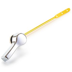 Qualihome Toilet Flusher Handle Replacement Kit - Universal Toilet Handle - Durable, Elegant, and Easy-to-Install Flush Lever (Chrome, Front Mount)