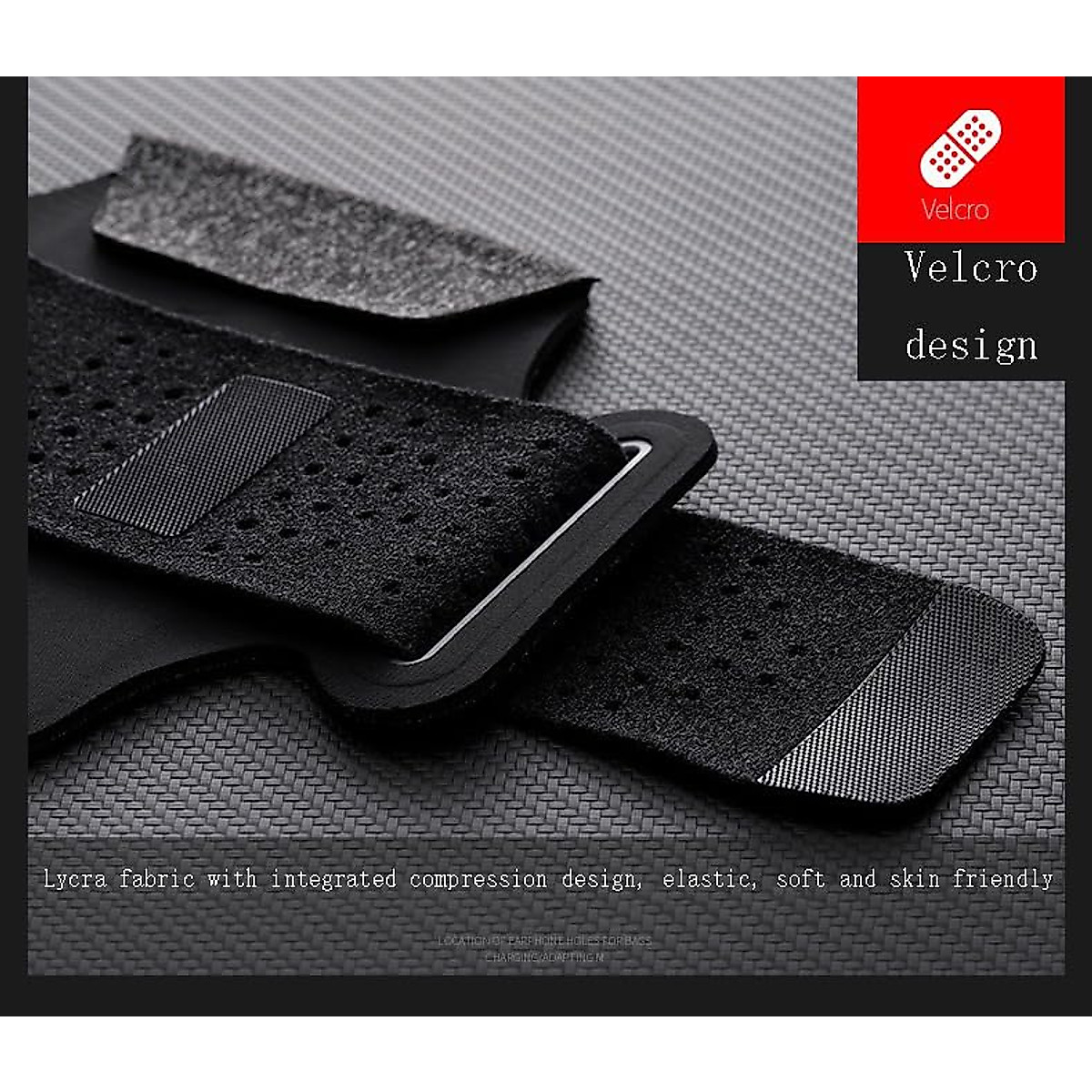 MCZTO Sport Running Exercise Gym Case,Fingerprint Sensor Access Supported,Water Resistant and Sweat-Proof iPhone 14 Pro Max/Samsung Galaxy Note 20/10/9/8 Armband (Small Size 5 inches, Black)