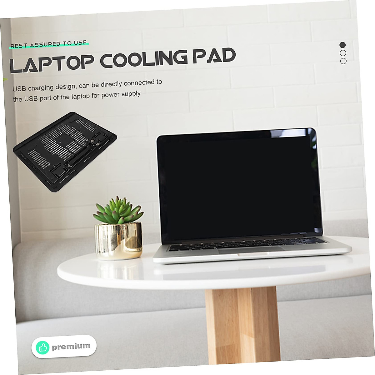 NOLITOY Notebook Cooler Laptop Stand Laptops Radiator Fan Cooling Pad for Laptop Cooler for Laptop Computer Stand Laptop Riser Holder for Desk Laptop Supply Base Iron Net N19 Notes