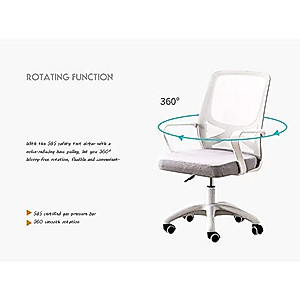 MayNuo Chair Ergonomic Computer Chair Lift Swivel Chair Office Chair Mesh Seat Pedal Positive Posture Chair Game Chair/Gray