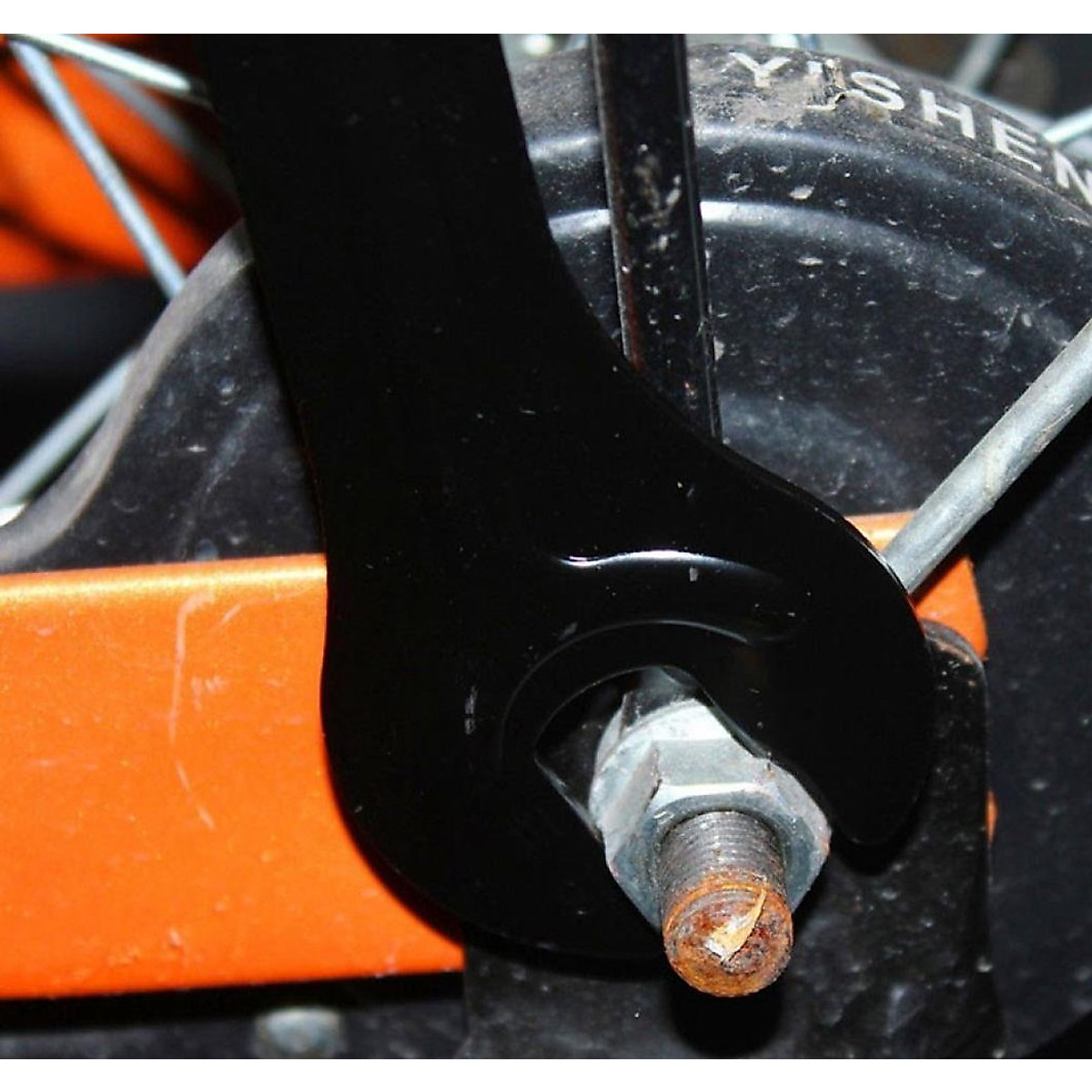 KORADA Black Portable Steel Cycling Bike Head Open End Axle Hub Cone Wrench Bicycle Repair Spanner Tool Kit for Mountain Bike, Folding bicycle, road vehicles,MTB,Touring, Cruiser.13/14/15/16mm Lightwe