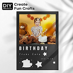 AUEAR, Black 11x14 Uncut Mat Matte Boards for Picture Framing, Print, Artwork - Backing Boards 1/16" Thick, 15 Pack