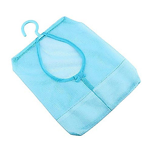 TOPINCN Bathroom Hanging Storage Clothespin Mesh Bag,Drying Rack Folding Fish Mesh, Non Toxic Nylon Netting, Hanging Drying Fish Net, for Shrimp Fish Fruit Vegetables Herb