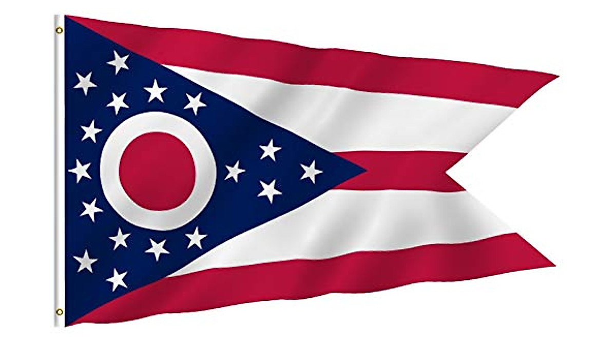 ANLEY Fly Breeze 3x5 Foot Ohio State Polyester Flag - Vivid Color and ...