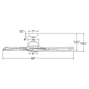 Woody Smart Indoor and Outdoor 3-Blade Ceiling Fan 72in Oil Rubbed Bronze/Dark Walnut with 3000K LED Light Kit and Remote Control works with Alexa, Google Assistant, Samsung Things, and iOS or Android App