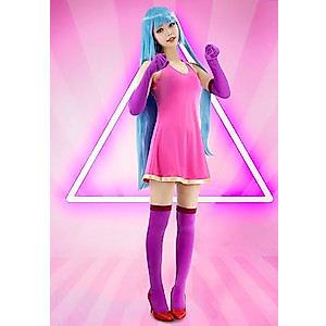 C-ZOFEK Women's Cosplay Dress with Gloves and Stockings (Large)