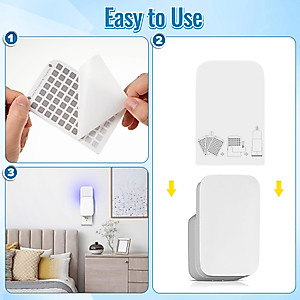 Qualirey 30 Pack Flying Insect Trap Refill Compatible with Mosalogic Fly Traps, Insect Trap Glue Board Refills, Replacement Sticky Glue Cards for Insect Bug Mosquito Gnat Fruit Fly Trap Indoors, Gray