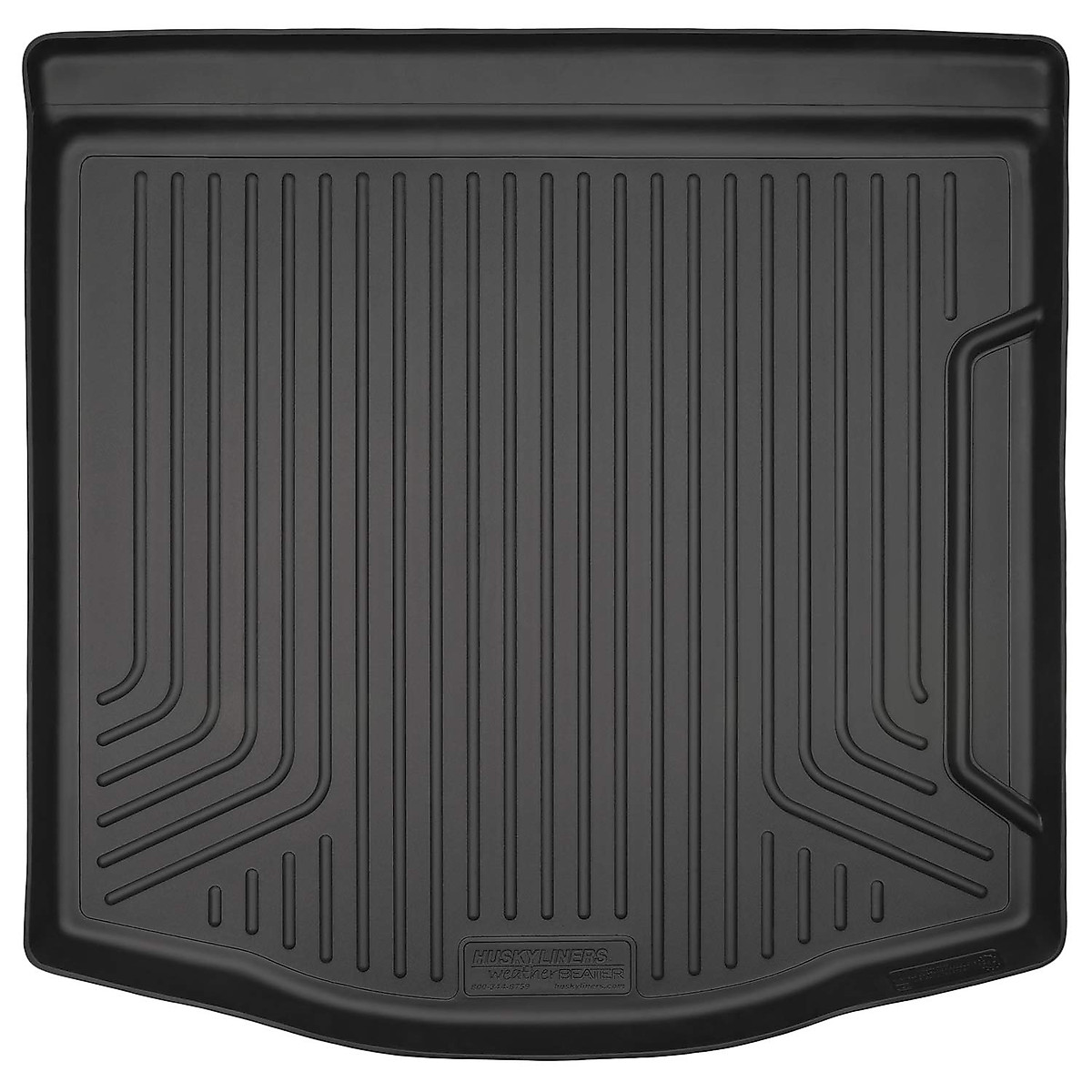 Husky Liners | Weatherbeater Series | Trunk Liner - Black | 43021 | Fits 2012-2018 Ford Focus S/SE/Titanium Sedan 1 Pcs