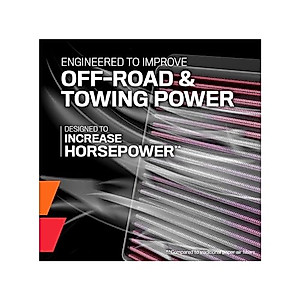 K&N Engine Air Filter: Increase Power & Towing, Washable, Premium, Replacement Air Filter: Compatible with 1997-2011 Ford/Mercury/Mazda (Ranger, Explorer, Mountaineer, B2300, B3000, B4000), 33-2106-1