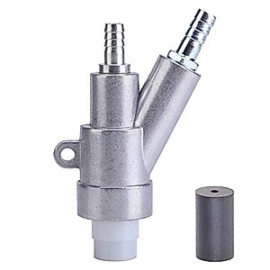 Jewboer Sand Blaster Gun Kit, Sandblaster Sandblasting Gun for Blast Cabinet with Boron Carbide Nozzle (6MM)