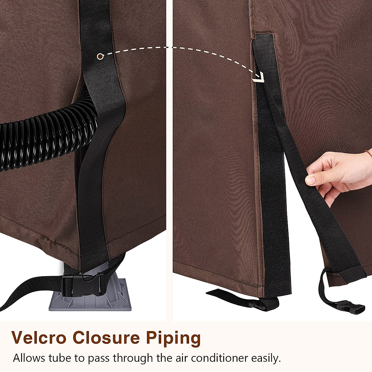 BRIVIC Air Conditioner Covers for Outside Unit Winter AC Covers for Outdoor Fits up to 36 x 36 x 39 inches