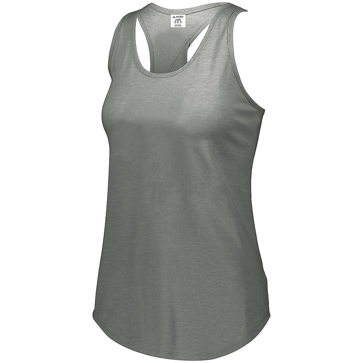 Augusta Sportswear Womens Lux Tri-Blend Tank, Grey Heather, L