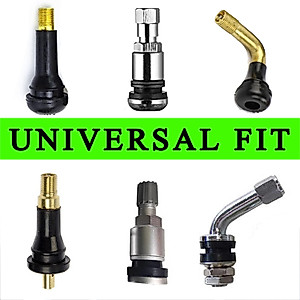 Sunflower Dog Paw Tire Valve Stem Caps Cover, 4 Pcs Metal Black Air Valve Cap, Aluminum Car Wheel Stem Caps, Universal Stem Covers for Cars, Trucks, Bikes, Motorcycles, Bicycles, Corrosion Resistant