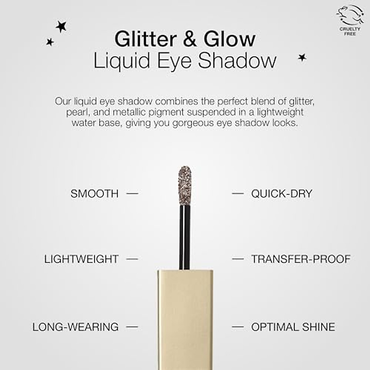 Stila Magnificent Metals Glitter & Glow Liquid Eye Shadow, Smoldering Satin