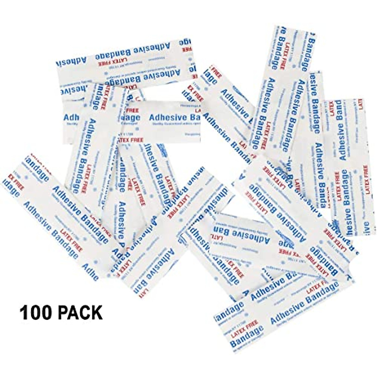 Dukal Butterfly Closure Strips. Pack of 100 Adhesive Wound Closure Bandages. Sterile Bandages for Wound Protection. Single use. Individually Wrapped. Easy to Apply.
