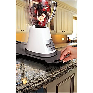 Kitchen Caddy Sliding Coffee Tray 12" Rolling Tray Sliding Appliance Tray For Coffee Maker Mixer Juicer Food Processor. Coffee Caddy Countertop Rolling Tray Appliance Slider