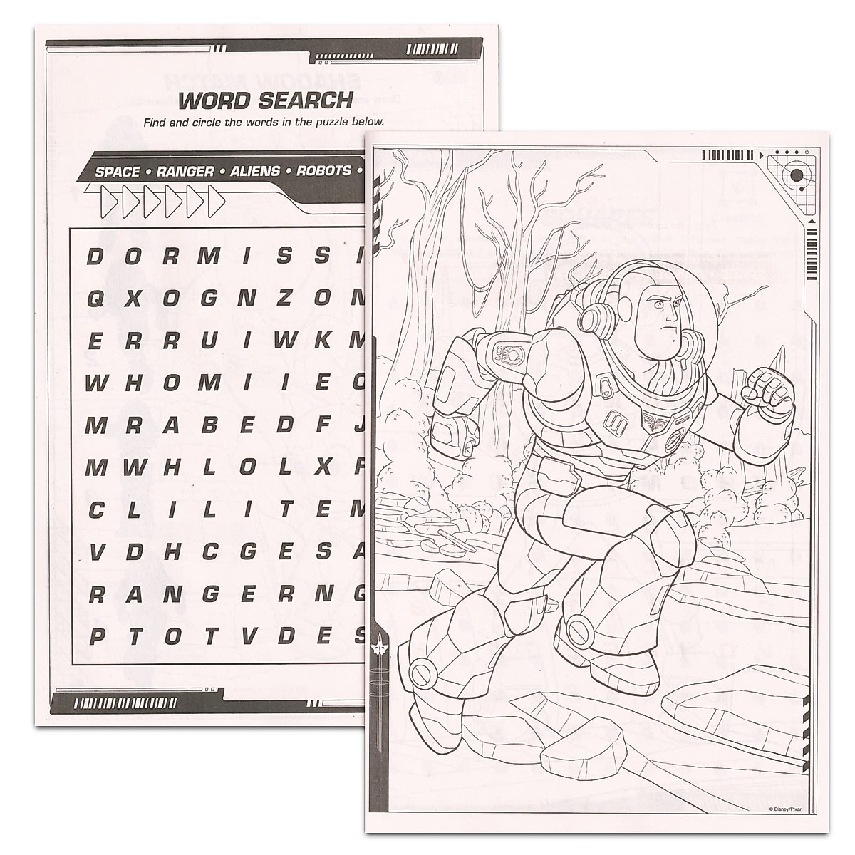 Disney Lightyear Coloring Book for Kids 4-8 ~ Bundle with Light Year Toy Story Activity Book, Imagine Ink, Stickers, and More (Toy Story Lightyear Coloring Pack)