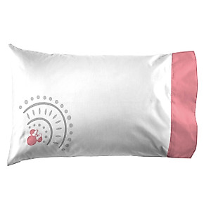 Jay Franco Disney Minnie Mouse Twin Sheet Set - Super Soft Pink Mandala 3 Piece Bedding Set - Kids Microfiber Sheets Includes Reversible Pillow Covers