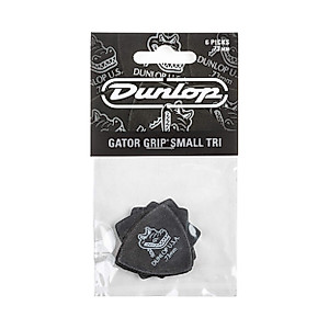 JIM DUNLOP Gator Grip Small Triangle .73mm Guitar Picks, 6 Pack (572P073)