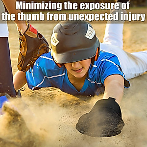 2 Pcs Baseball Sliding Mitt Left Hand Softball Sliding Mitt for Baseball and Softball 10.63 x 5.12 Inches Sliding Mitt Hand Protection for Men Women Adults