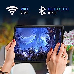 BYYBUO SmartPad A10_L Tablet 10.1 inch Android 11 Tablets, 32GB ROM Quad-Core Processor 5000mAh Battery, 1280x800 IPS HD Touchscreen 5MP+8MP Camera, Bluetooth,WiFi (Grey)