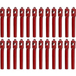 Portable Corkscrew Wine Opener - Pack of 24 - Travel Plastic Corkscrew with Metal Spiral - Basic Wine Glass Bottle Cork Opener