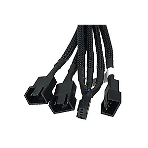 Phobya 3-Way PWM Splitter Cable (Power 3 PWM Fans from a Single Connection!)