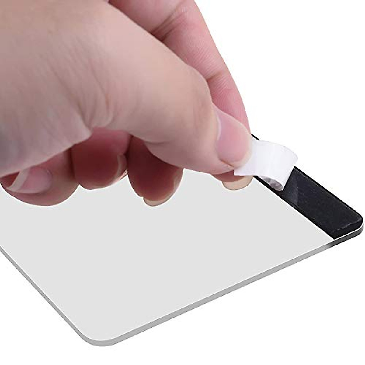 BLUECELL Clear Color Acrylic Computer Monitor Screen Memo Message Board Memo Pad Holder Sticky Notes, Right & Left
