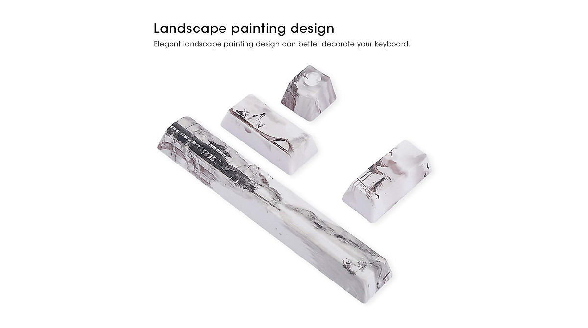 Bewinner1 DIY Keycaps, PTB PC Gaming Mechanical Keyboard Space Keycap ...