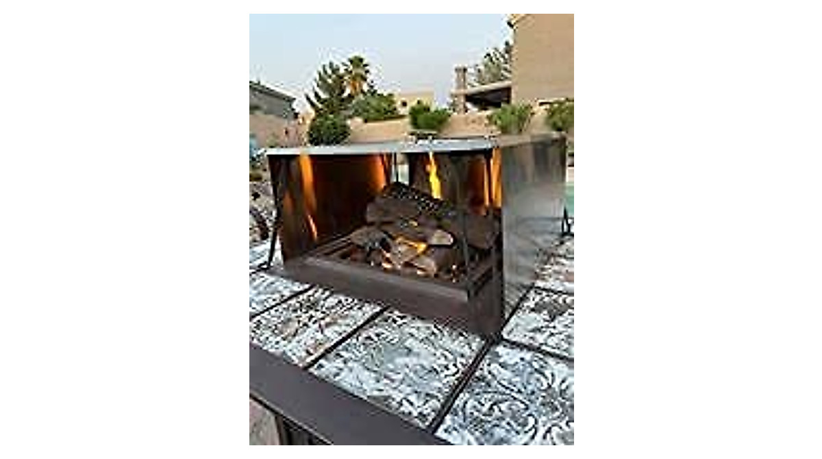 Heat Warden Premium Heat Deflector System - Turn Fire Pits into Outdoor ...