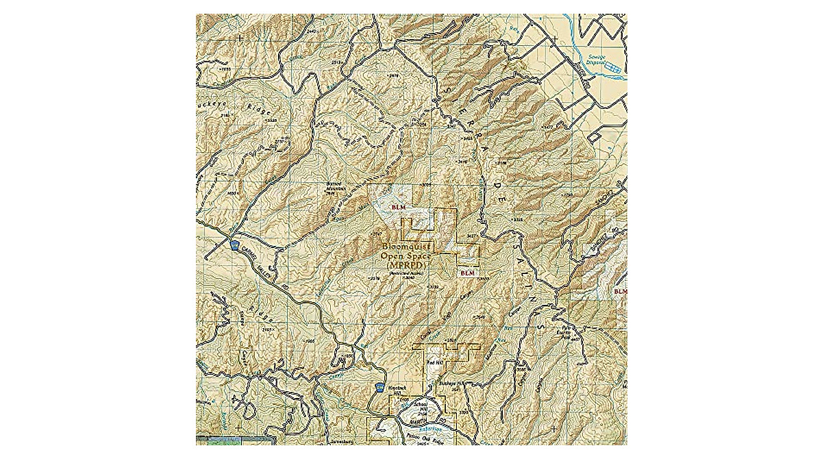 Explore Big Sur: National Geographic Trails Map 814