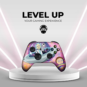 DreamController Schwifty Ricky & Morty Custom X-box Controller Wireless compatible with X-box One/X-box Series X/S Proudly Customized in USA with Permanent HYDRO-DIP Printing (NOT JUST A SKIN)