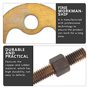 HEMOTON 2 Sets Horseshoe Mounting Accessories Kitchen Faucet Installation Kit Faucet Fixing Fitting Set Washers Sink Faucet Bracket for Repairing Faucet Sink Accesorios Lengthen