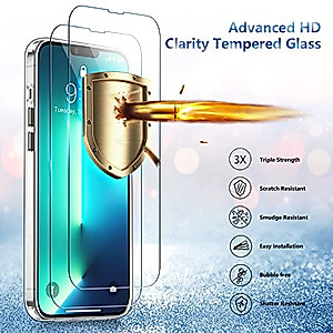 SPIDERCASE for iPhone 13 Pro Max Case，Crystal Clear Floral Soft & Flexible TPU Shockproof Protective Cover for Women Girls, Flower Pattern Design Phone Case