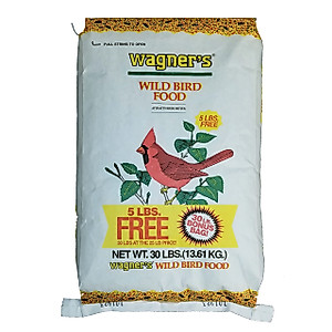 Wagner's Wild Bird Food Bundle (30 lbs) - Sunflower Seeds (25 lbs)