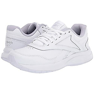 Reebok Women's Walk Ultra 7 DMX Max Shoe, White/Cold Grey/Collegiate Royal, 9.5