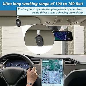 Werhoo 2-Button Digital 382 Garage Door Remote Transmitter, 315 MHZ, Fit for Marantec & Martin Garage Door Openers, Replace M3-2314, 65892, etc