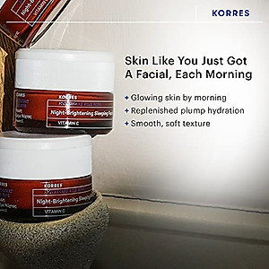 KORRES Wild Rose Night-Brightening Sleeping Facial 40 Ml,1.35 fl.oz. (New Packaging)