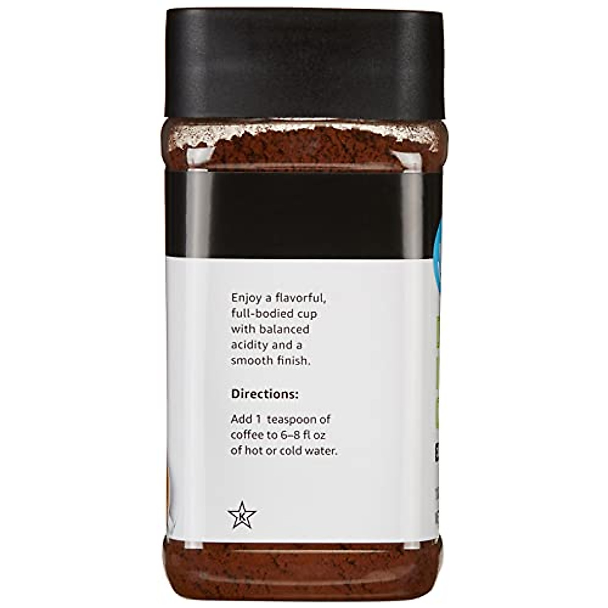 Amazon Brand - Happy Belly Classic Roast Decaf Instant Coffee, 7 Ounces