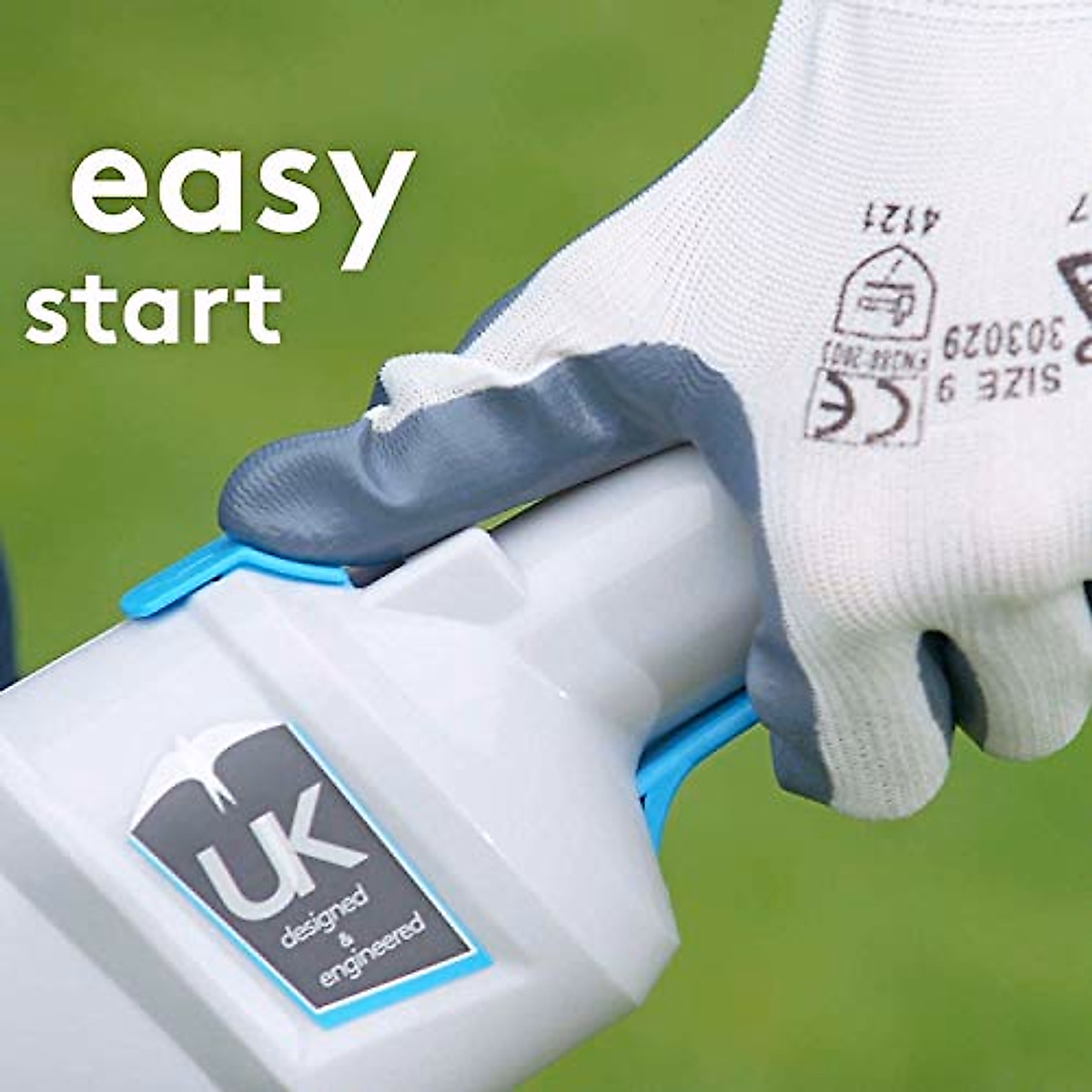 2x40V Cordless String Trimmers Kit Lightweight Grass Trimmer & Edger Weed Trimmer Alu Foldable Shaft for Garden, Including 6 Spare Blades, 2pc Battery & 1pc Charger