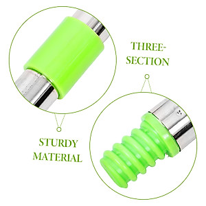 Beavorty 3 Sets Mop Stick Pole Broom Replace Handle Mop Handles for Floor Cleaning German Thread Mop Handle Commercial Palo Metal Broom Rods Mop Handle Replacements Broom Handle Plastic