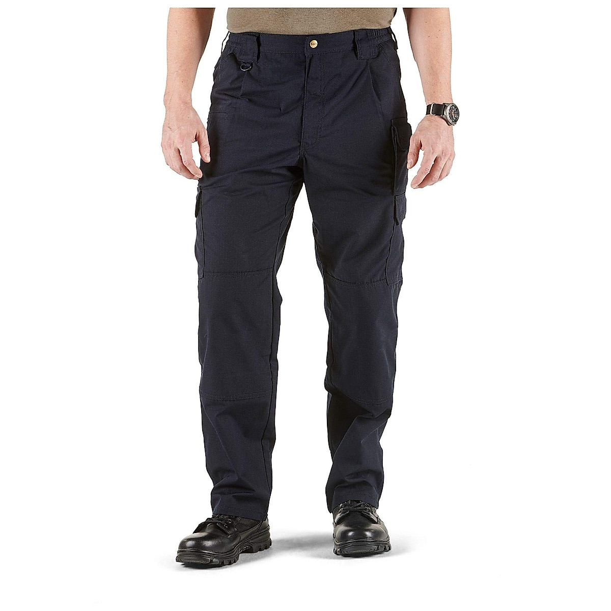 5.11 Tactical Men's Taclite Pro Lightweight Performance Pants, Cargo Pockets, Action Waistband, Dark Navy, 36W x 32L, Style 74273