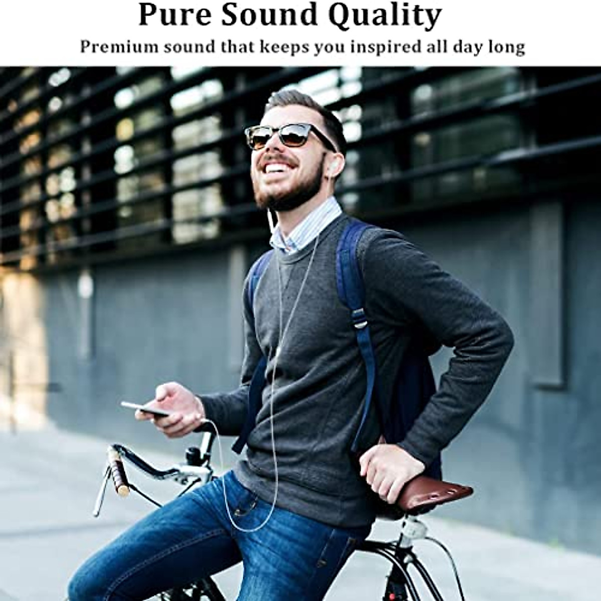 2 Pack iPhone Headphones Lightning Earphones Earbuds, Wired in Ear Stereo Noise Canceling Isolating Headphones for iPhone 14 13 12 11 Pro Max X XS 8 7 SE, White (Built in Microphone & Volume Control)