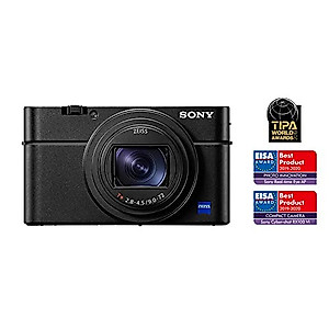 Sony RX100 VI 20.1 MP Premium Compact Digital Camera w/ 1-inch sensor, 24-200mm ZEISS zoom lens and pop-up OLED EVF