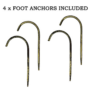 Seraphic Cast Iron Garden Decor Crane Bird Statues, Rustic Bronze, Set of 2