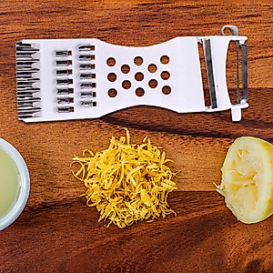 5-in-1 Peeler Grater,Melon Planer Practical Kitchen Peeling Tools, Vegetables Cutter For Cucumbers, Potatoes, Carrots, 17*7.3*1CM