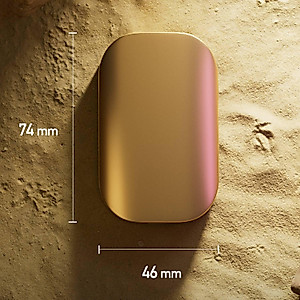 SK hynix Beetle X31 1TB Portable SSD with DRAM, up to 1050MB/s, USB 3.2 Gen2, External Hard Drive Compatible with PC, Mac, Laptop, PS5 (Champagne Gold)