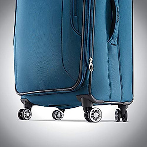Samsonite Ascella X Softside Expandable Luggage with Spinners, Teal, Carry-On 20-Inch