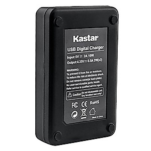 Kastar Battery x3 + Charger for Sony NP-BX1 HDR-AS200V HDR-AS30 HDR-AS300 HDR-AS50 HDR-CX240 HDR-CX405 HDR-CX440 HDR-GW66 HDR-GWP88 HDR-MV1 HDR-PJ240 HDR-PJ270 HDR-PJ405 HDR-PJ410 HDR-PJ440 DSC-HX99